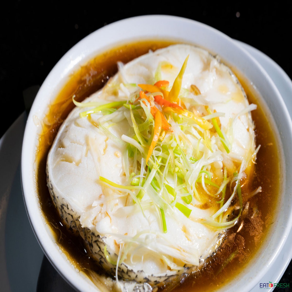 Ginger Garlic Steam Cod Fish